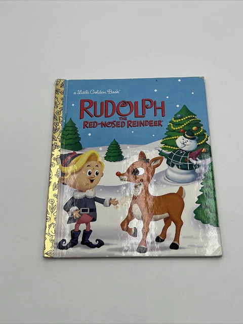 LITTLE GOLDEN BOOK Rudolph the Red-Nosed Reindeer Christmas Holiday ...