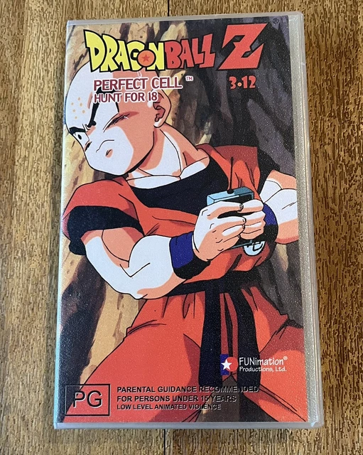 DRAGON BALL Z VHS 3.12 Perfect Cell Hunt For 18 Video Tape Madman Anime ...