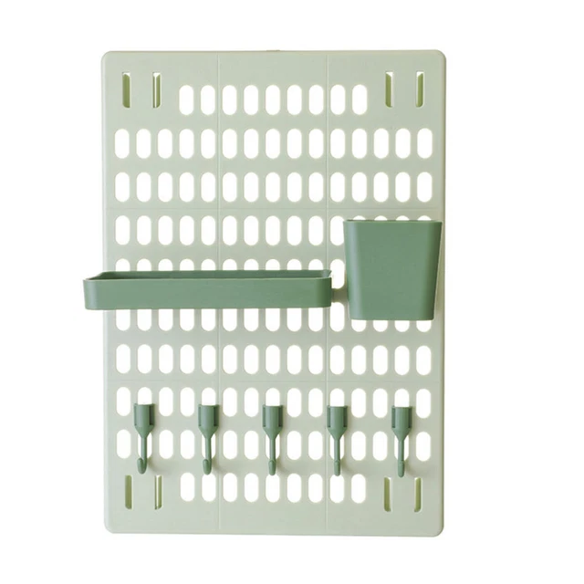 PEG BOARD RACK Floating Wall Shelves Folding Shelf for Wall-mounted £16 ...
