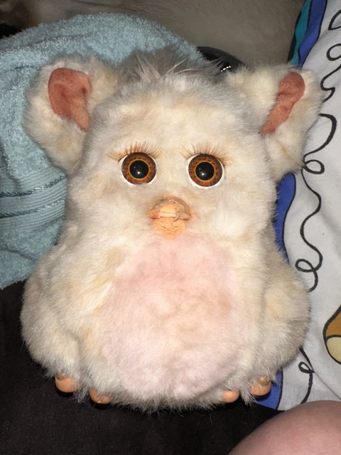 FURBY 2005 SAND emoto tronic furby model 59294 brown eyes HIGHLY RARE ...