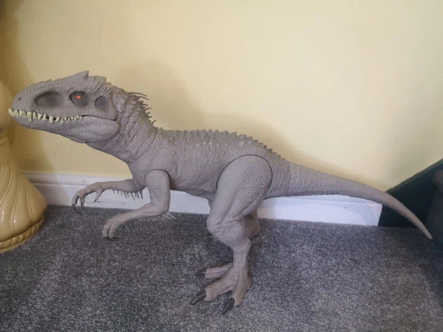 JURASSIC WORLD SUPER Colossal Indominus Rex Dinosaur XL Figure £30.00 ...