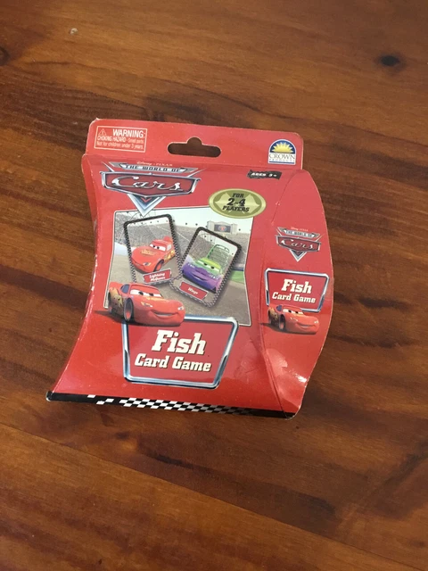 DISNEY PIXAR CARS FISH CARD GAME car cards cartoon $16.56 - PicClick AU