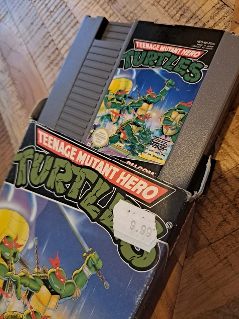 JEU TORTUES NINJA Turtles Nintendo NES FRA EU avec Boite, Jeu Et cale ...