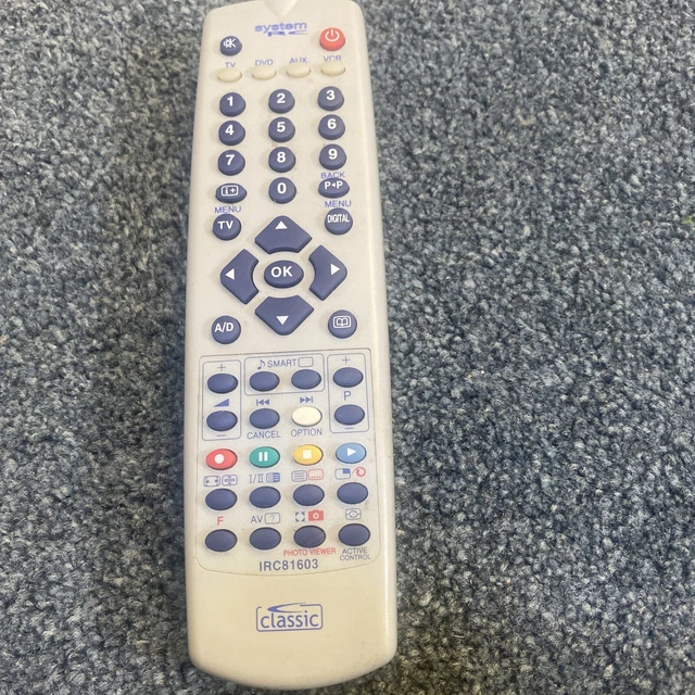 CLASSIC IRC81603 SYSTEM Remote Control Original Genuine £9.99 - PicClick UK