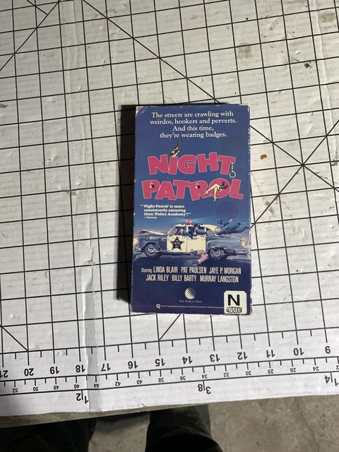 NIGHT PATROL VHS Tape 1984 Screwball Cult Police Comedy Linda Blair ...