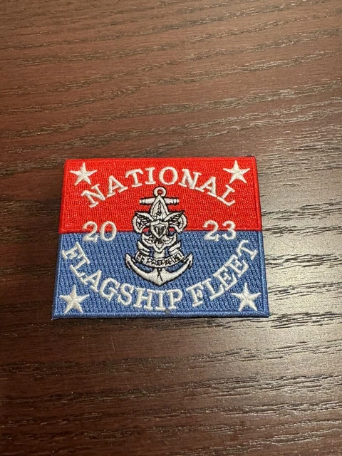 2023 NATIONAL FLAGSHIP Fleet Sea Scout Explorer Patch Boy Scout BSA £36 ...