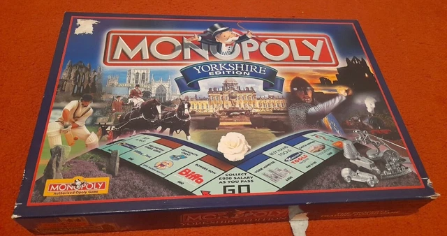 *WINNING MOVES MONOPOLY Board Game Yorkshire Edition - 100% COMPLETO ...
