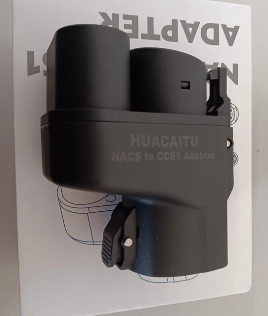 TESLA SUPERCHARGER ADAPTER Ford Mach-E F-150 Rivian NACS to CCS1 #3 ...