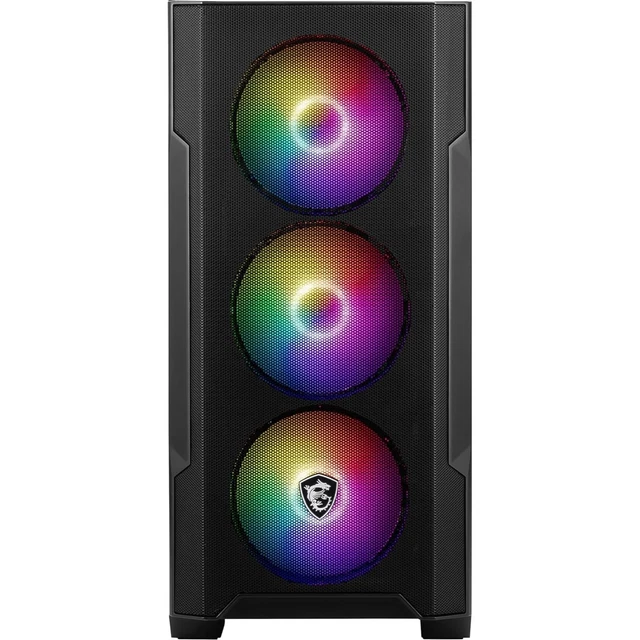 MSI MAG FORGE M100R Mini-Tower PC Case - Tempered Glass, Micro-ATX ...