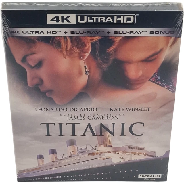 TITANIC 4K ULTRA HD + Blu-Ray + [Case] Leonardo DiCaprio, Kate Winslet Region B £51.24 - PicClick UK