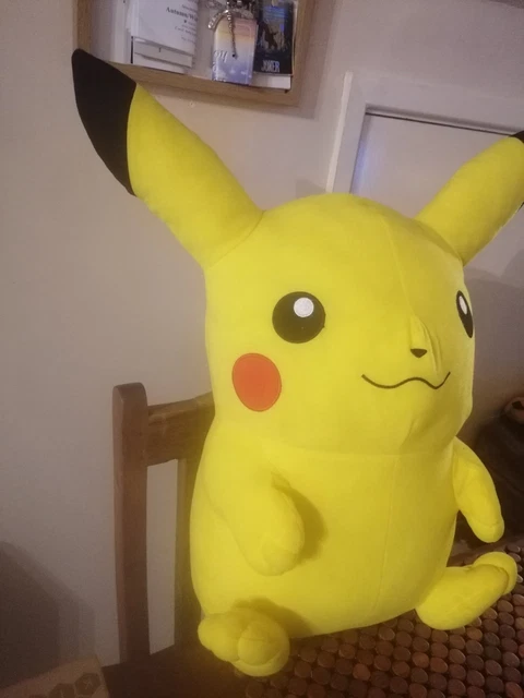 LARGE POKEMON PIKACHU 22" Beanie Plush Toy Factory/HB Leisure Stuffed ...