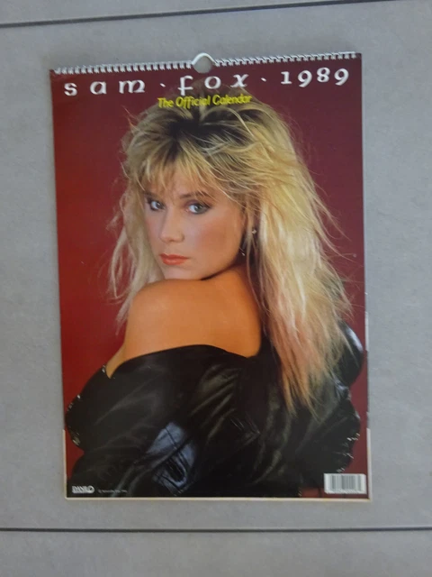 SAMANTHA FOX VINTAGE THE OFFICIAL CALENDAR 1989 DANILO for COLLECTORS ...