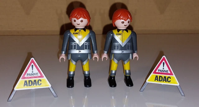 PLAYMOBIL - ADAC FIGUR MIT WARNSCHILD 2 Stück EUR 3,00 - PicClick DE