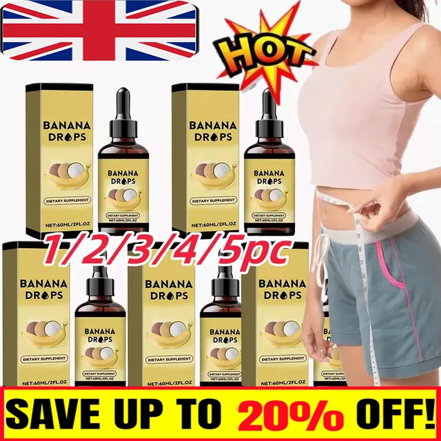 BANANA DROPS SUPPLEMENT Extract Liquid - Burn Drops for Men&Women`` £5. ...
