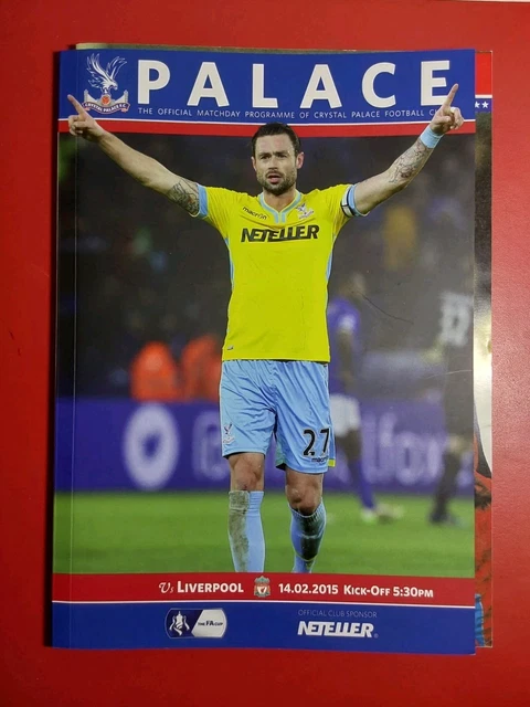 CRYSTAL PALACE V Liverpool 14th February 2015 Excellent £4.91 - PicClick UK