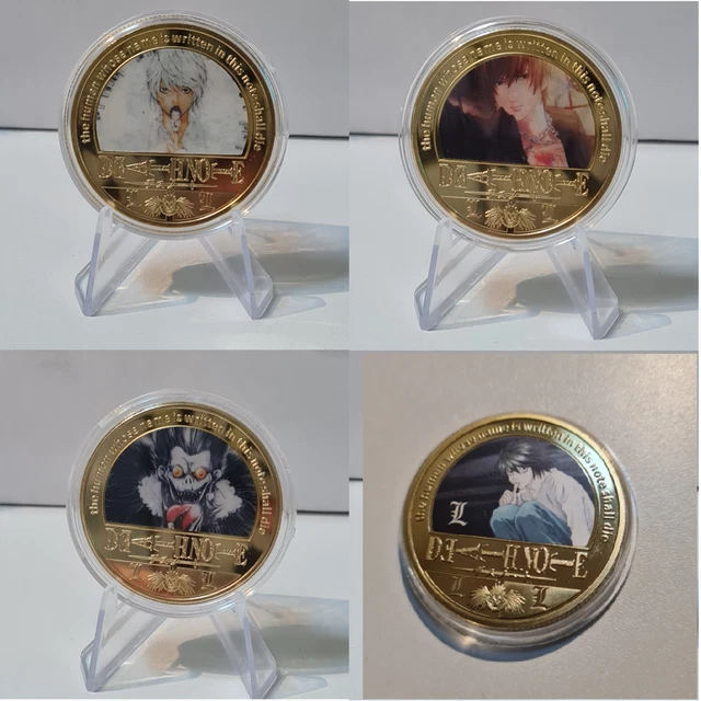 DEATH NOTE GOLD Coin Anime Collectable $15.95 - PicClick AU