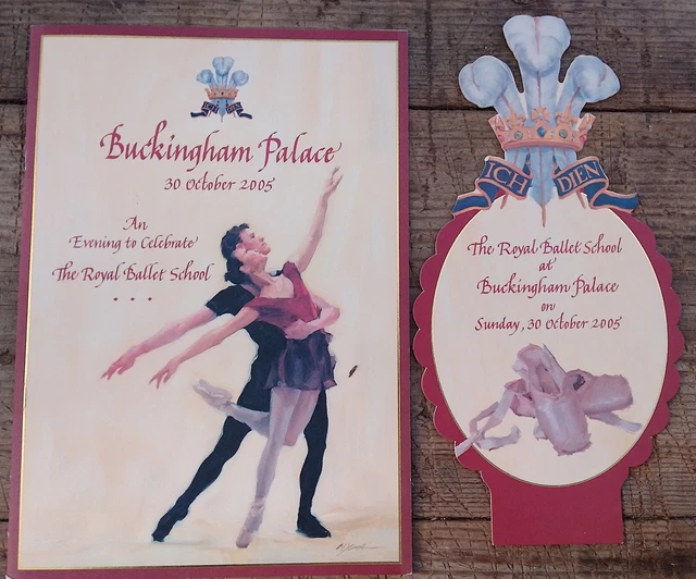 RARE BUCKINGHAM PALACE Menu - Prince of Wales - King Charles III ...