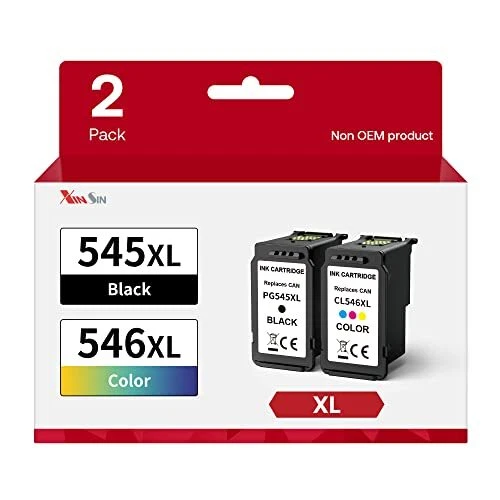 XINSIN REMPLACEMENT POUR CANON PG-545XL CL-546XL Cartouches d'encre ...