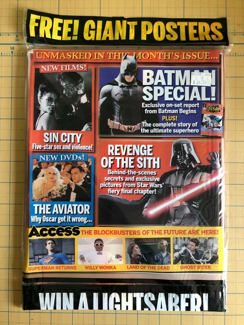 TOTAL FILM MAGAZINE #103, July 2005, Giant Posters, Star Wars, Batman ...