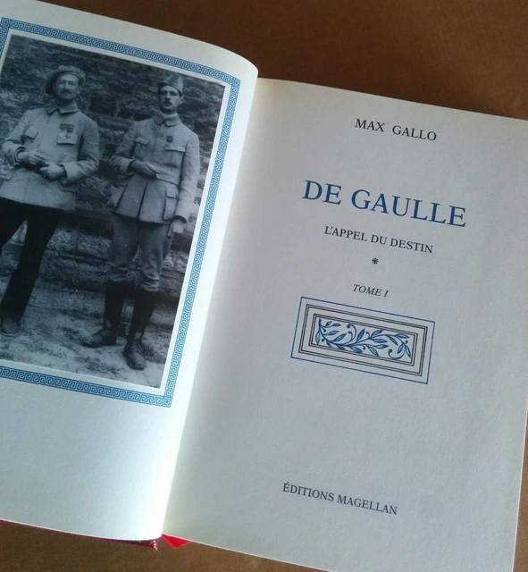 LIVRE : DE Gaulle « L’appel Du Destin » - Max Gallo EUR 10,00 - PicClick FR