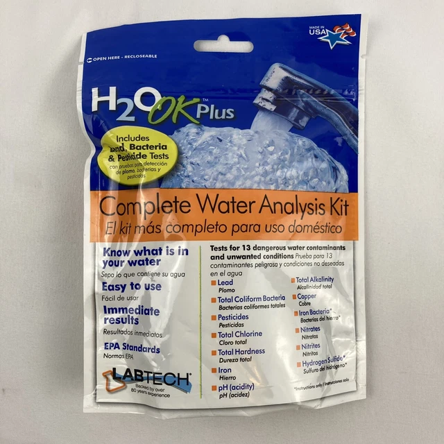 LABTECH H2O OK Plus Complete Water Analysis Testing Kit $11.49 - PicClick