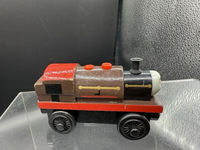 RARE THOMAS & Friends Wooden Railway Brown & Red Bertram For Train Set ...