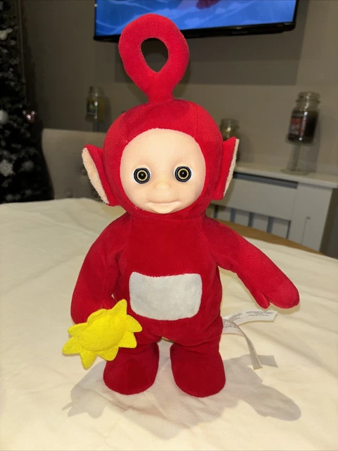 TELETUBBIES DANCING & Singing Po Soft Red Toy Plush Singing Dancing ...
