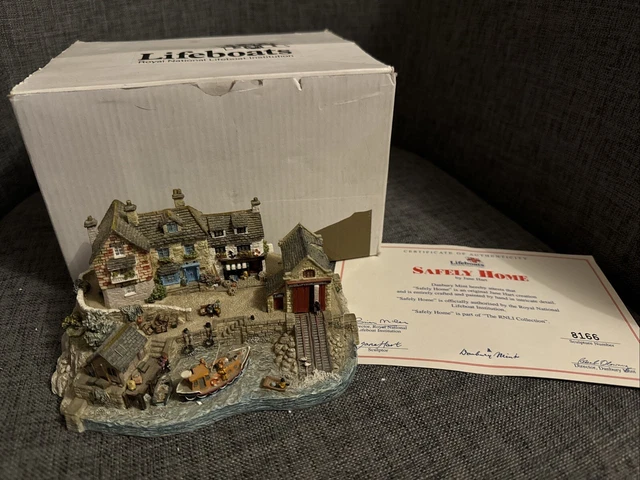 DANBURY MINT LIFEBOATS ‘Safely Home' RNLI Collection Jane Hart In Box ...