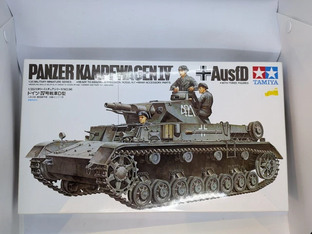 TAMIYA 1/35 PANZER Kampfwagen IV Tank Plastic Model Kit 35096 Scale 1: ...