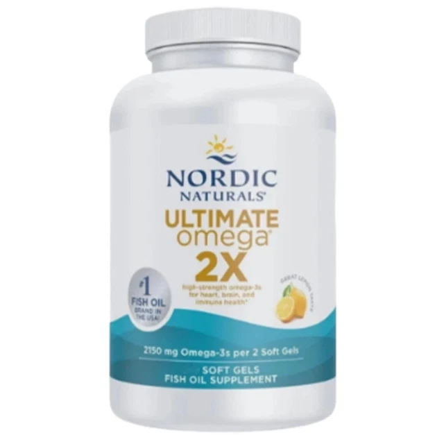 NORDIC NATURALS ULTIMATE Omega 2X Softgels, 2150 Mg, Fish Oil, 120 SOFT ...