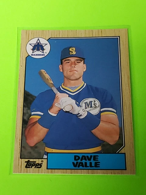 1987 TOPPS TRADED #122T Dave Valle XRC Seattle Mariners RC recrue EUR 1,10 - PicClick FR