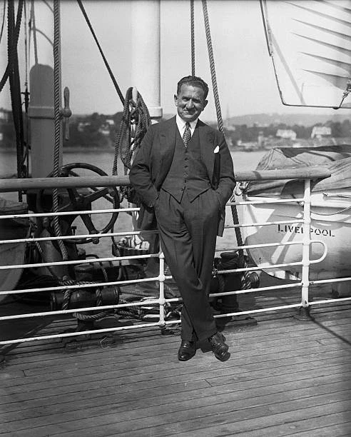 ARCHIE SELWYN FAMOUS theatrical producer is shown aboard the S - 1927 ...