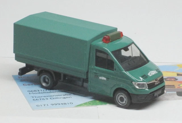 HERPA: MAN TGE, Pritache/Plane "Schwarz Bau" (221020) EUR 24,00 - PicClick DE