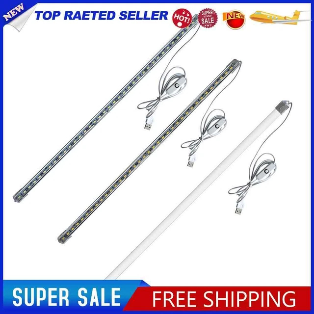 50CM LED UNDER Cabinet Night Light Wardrobe Cupboard Lamp for Kitchen ...