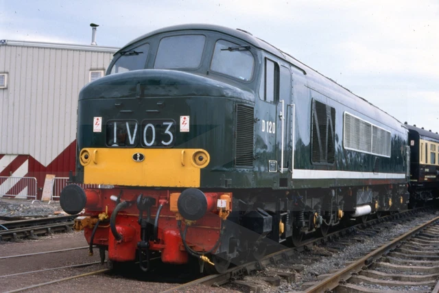 ORIGINAL 35MM SLIDE - Preserved Class 45/1 D120 45108 - Crewe - 1992 ...