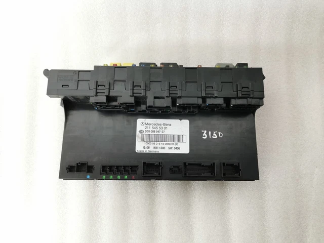 MERCEDES E-CLASS W211 SAM control unit fuse box module rear 2115455301 ...