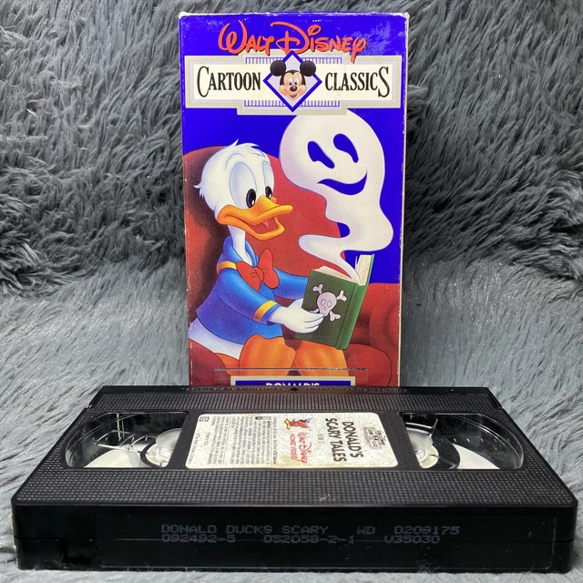 VIDEOCASSETTA VHS WALT Disney's Cartoon Classics 13 Donald's Scary ...