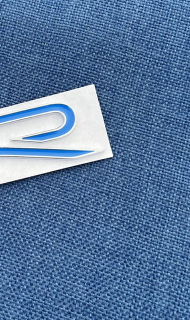 VW GOLF 8 R R Line Rear Badge Tailgate Boot Lid Blue Chrome £12.95 ...