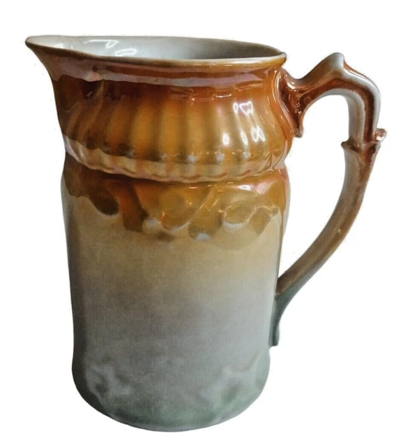 ANTIQUE LUSTERWARE PORCELAIN Milk Pitcher 1920s RCW Bavaria German ...