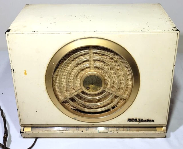 RARE VINTAGE ANTIQUE RCA Victor Tube Radio Model 9-X-562 PARTS OR ...