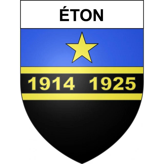 ÉTON 55 VILLE sticker blason écusson autocollant adhésif EUR 6,99 - PicClick FR
