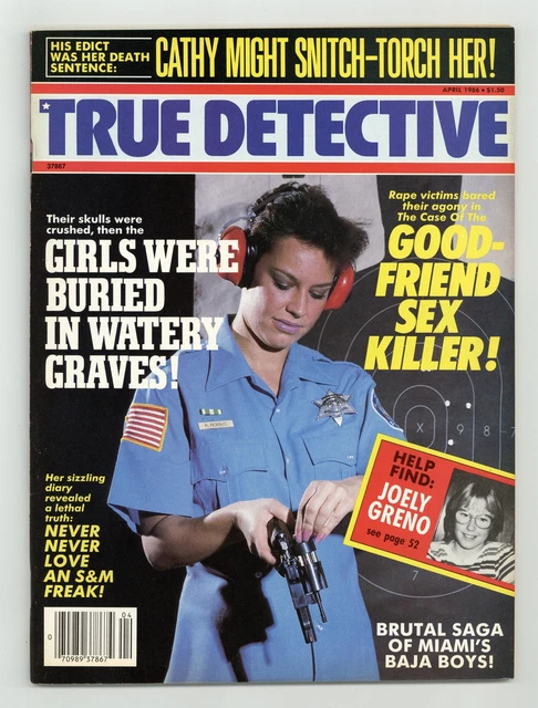 TRUE DETECTIVE MAGAZINE Vol. 124 #4 VF- 7.5 1986 £5.62 - PicClick UK