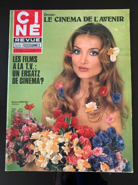 CINÉ REVUE 27/03/1975; Barbara Bouchet/ Leslie Caron/ Daniel Ceccaldi ...