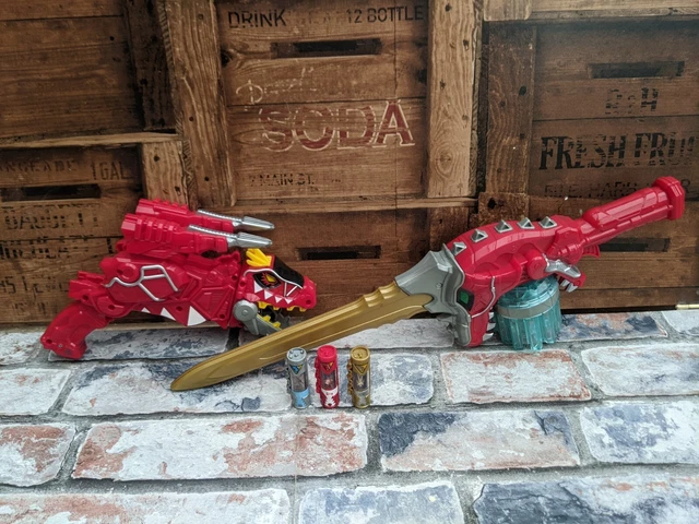 POWER RANGERS DINO Charge Super Drive Sabre and T Rex Red Morpher ...