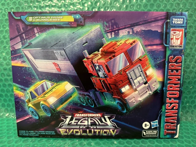 TRANSFORMERS LEGACY EVOLUTION Core Class OPTIMUS PRIME & BUMBLEBEE ...