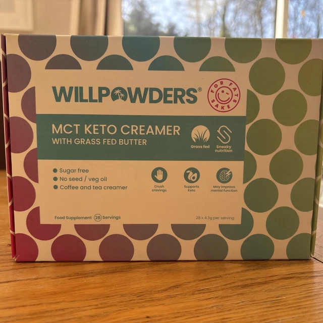 WILLPOWDERS MCT KETO Creamer sachets (28 x 4.3g) £23.05 - PicClick UK