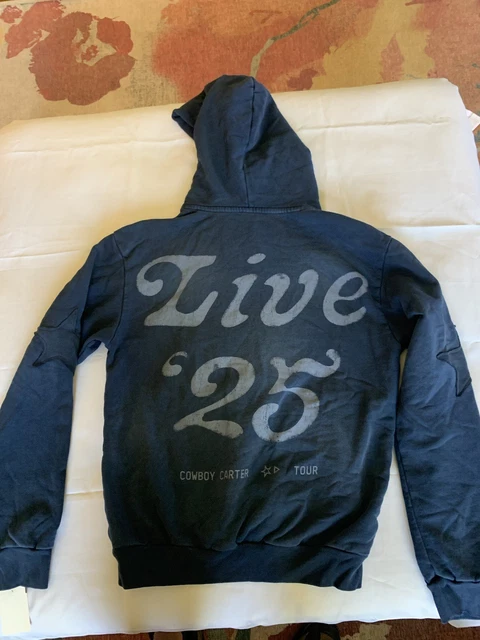 BEYONCÉ COWBOY CARTER World Tour 2025 Official Blue Pullover Hoodie ...