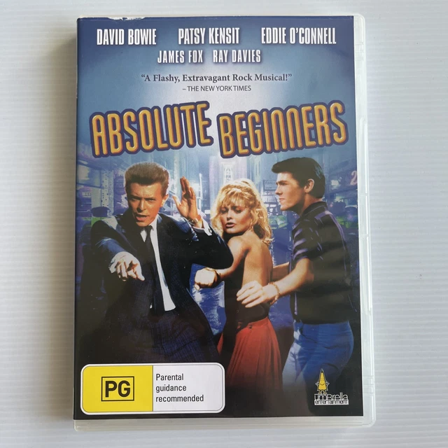 ABSOLUTE BEGINNERS DVD 1986 David Bowie Patsy Kensit Drama Region 4 EUR 12,56 - PicClick FR