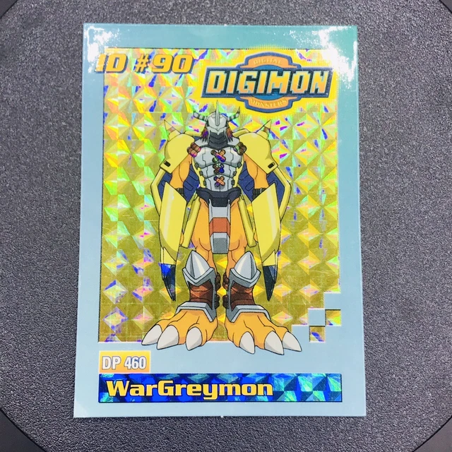 DIGIMON WARGREYMON ACTION Feature Promo Figure Card 1999 Vintage Bandai ... DIGIMON WARGREYMON ACTION Feature Promo Figure Card 1999 Vintage Bandai ...