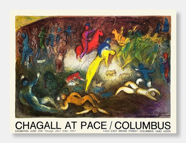 MARC CHAGALL - Chagall at Pace/Columbus Ohio 1977 - Original ...